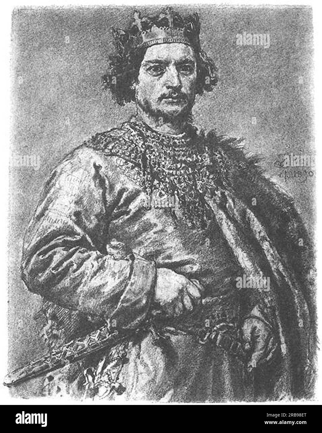 Boleslaw the Bold by Jan Matejko Stock Photo - Alamy
