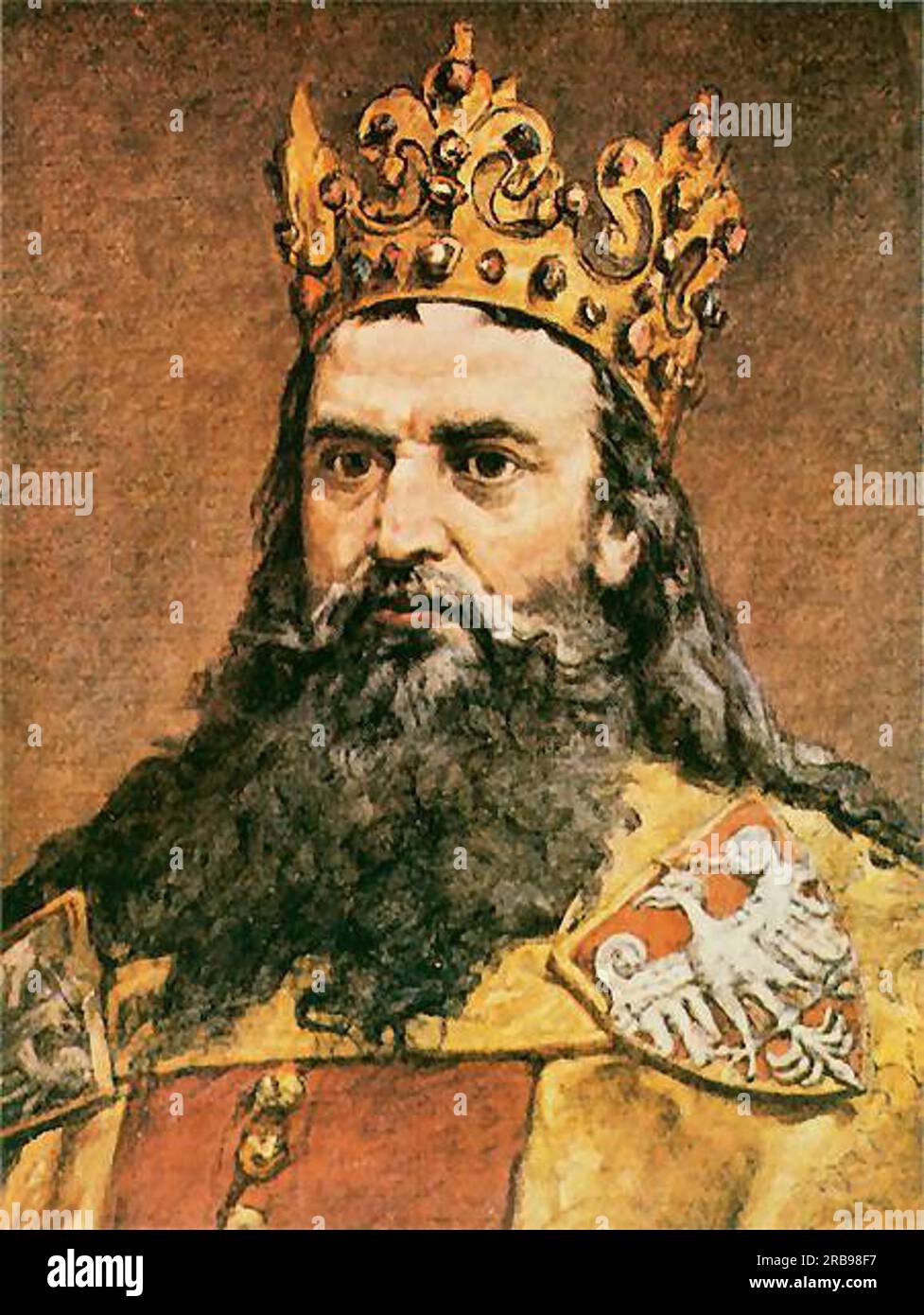 Casimir the Great by Jan Matejko Stock Photo - Alamy
