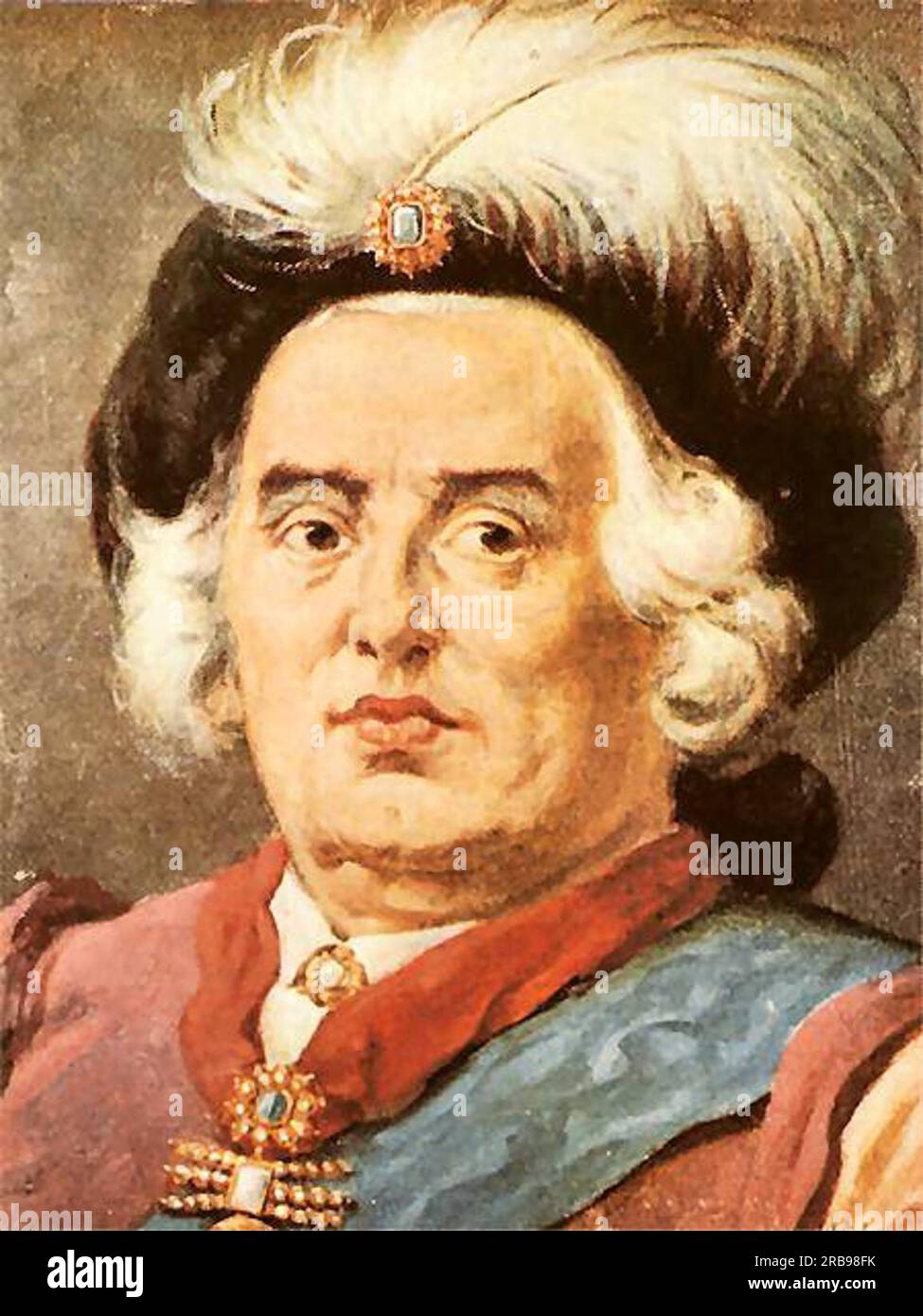 Augustus III of Poland by Jan Matejko Stock Photo - Alamy