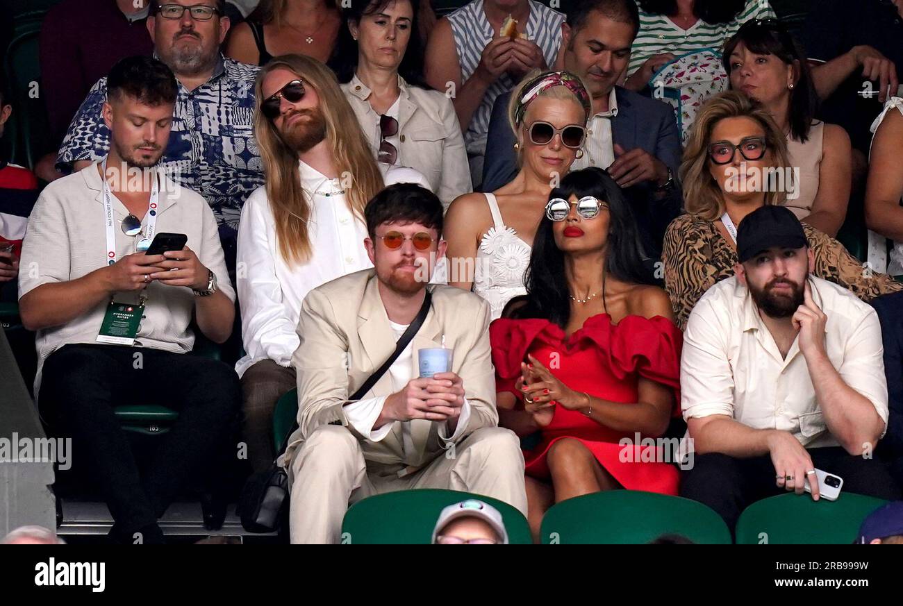 Sam Ryder (top row second left), Hannah Waddingham (top row second ...