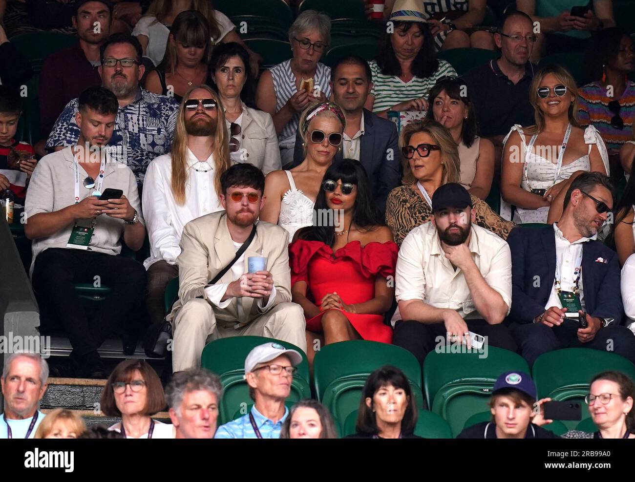 Sam Ryder (top row second left), Hannah Waddingham (top row second ...