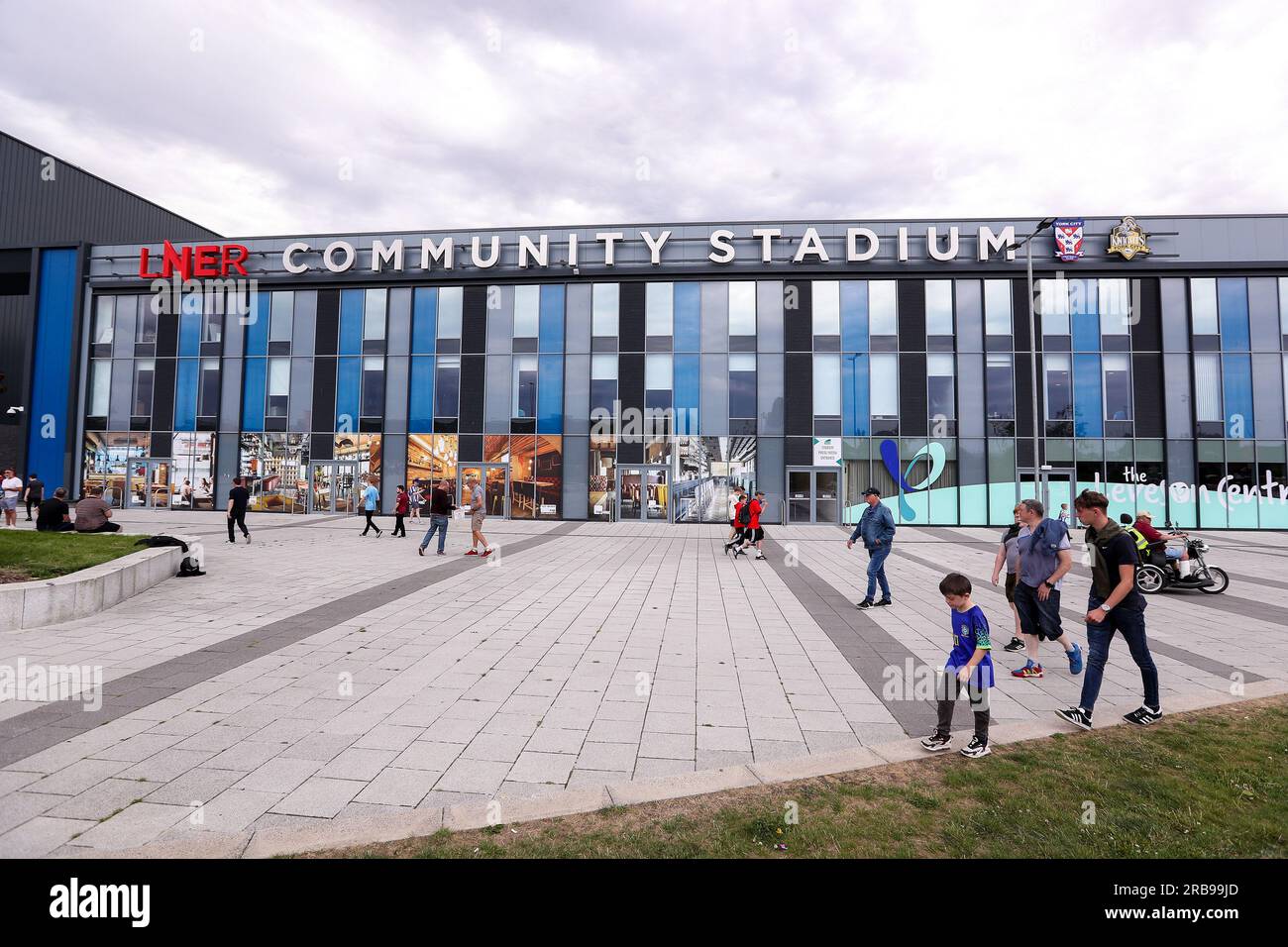 A general view of the LNER Community Stadium during the Pre-season ...