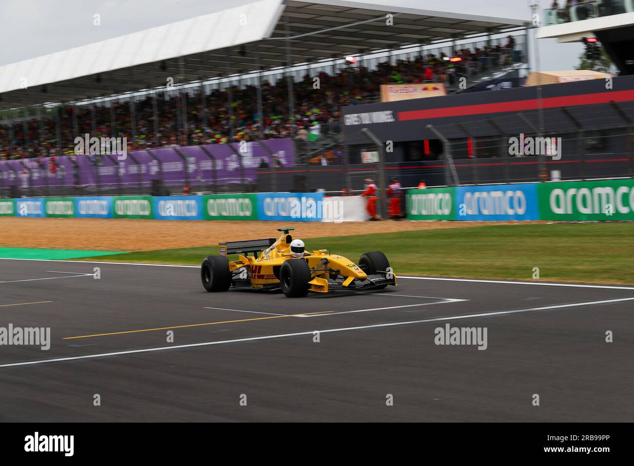 Silverstone circuit, Silverstone, England, July 08, 2023, historical F1 ...