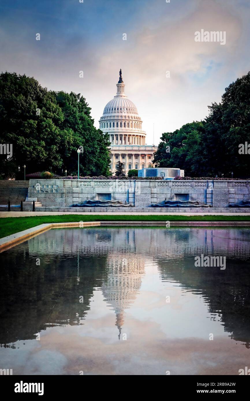 The Capitol Building on the National Mall in Washington, DC Stock Photo ...