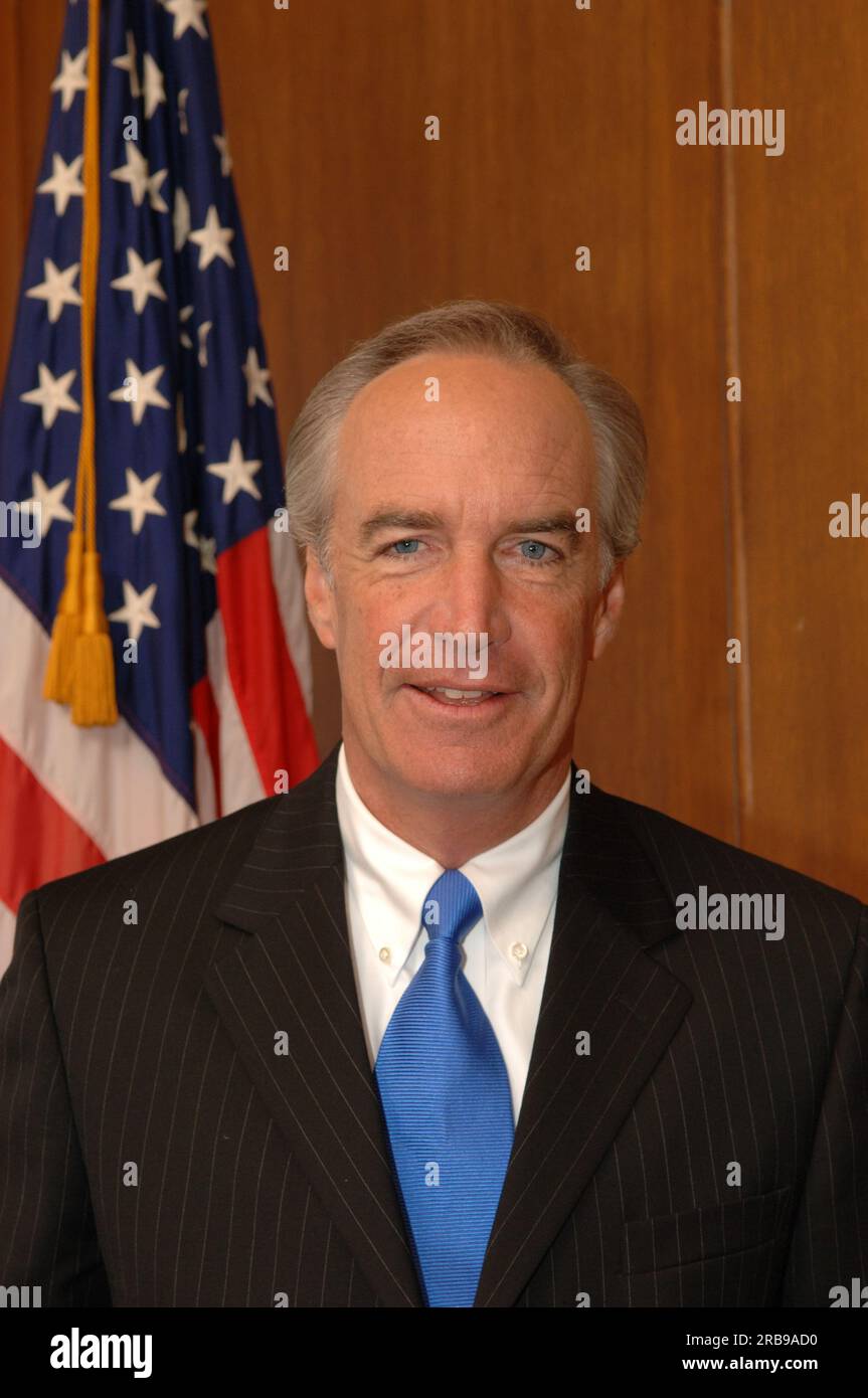 Official portrait of Secretary Dirk Kempthorne Stock Photo - Alamy