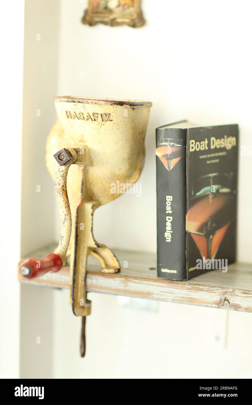 retro meat grinder Stock Photo - Alamy