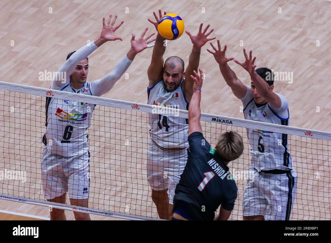 Pasay City, Philippines. 8th July, 2023. Simone Giannelli, Gianluca ...