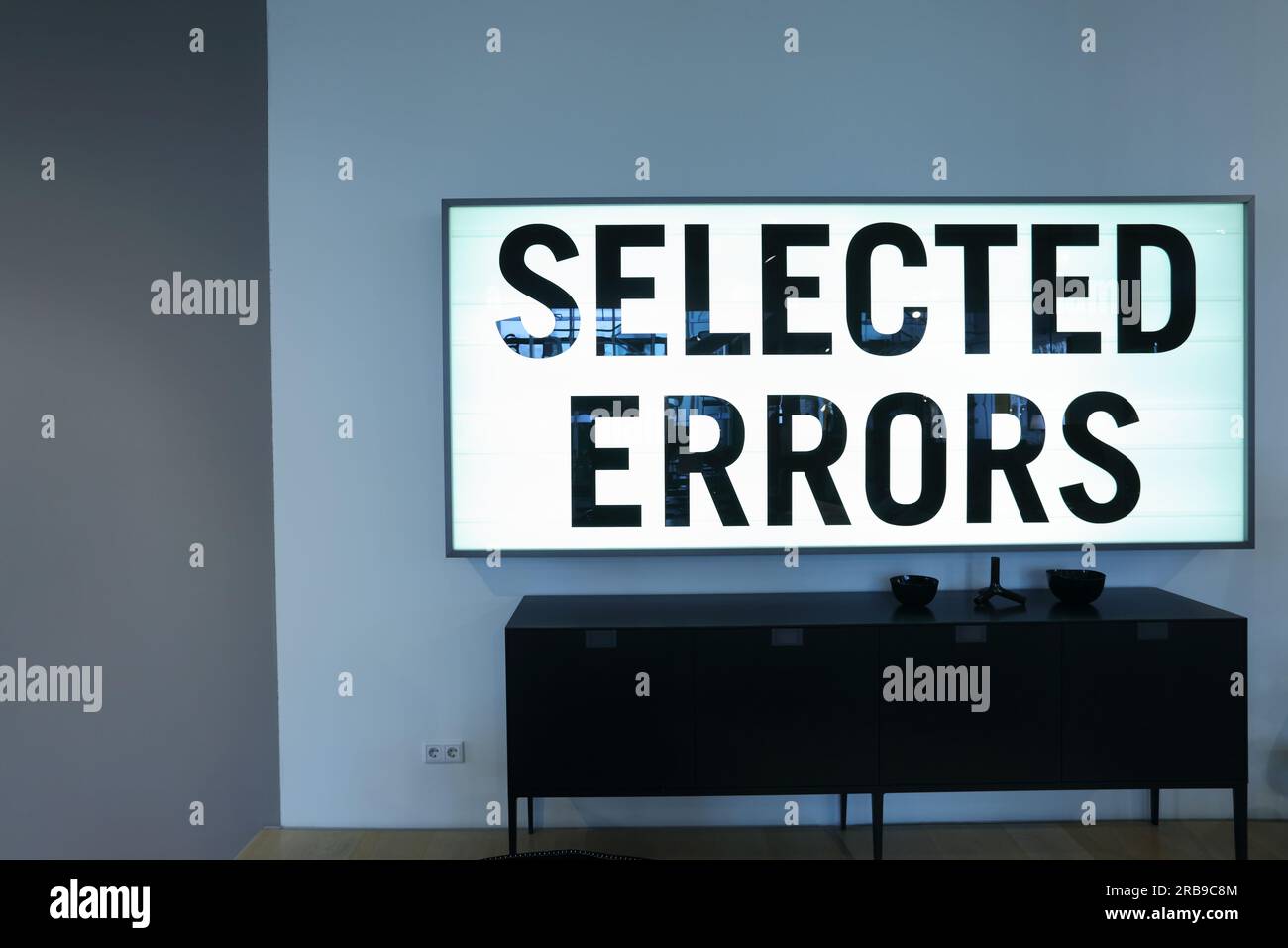 Selected errors sign Stock Photo - Alamy
