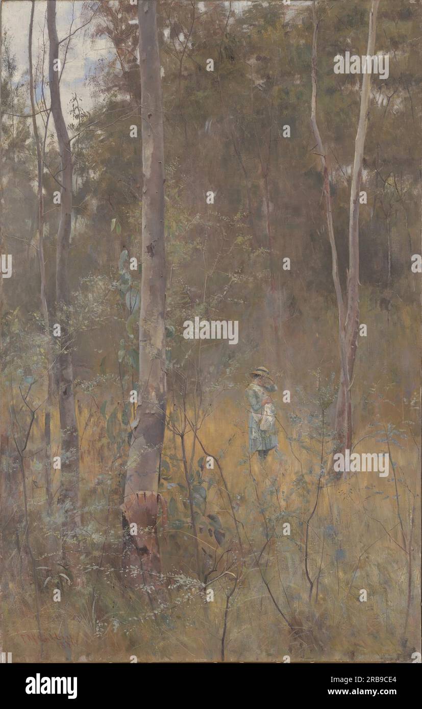 Lost 1886 by Frederick McCubbin Stock Photo - Alamy