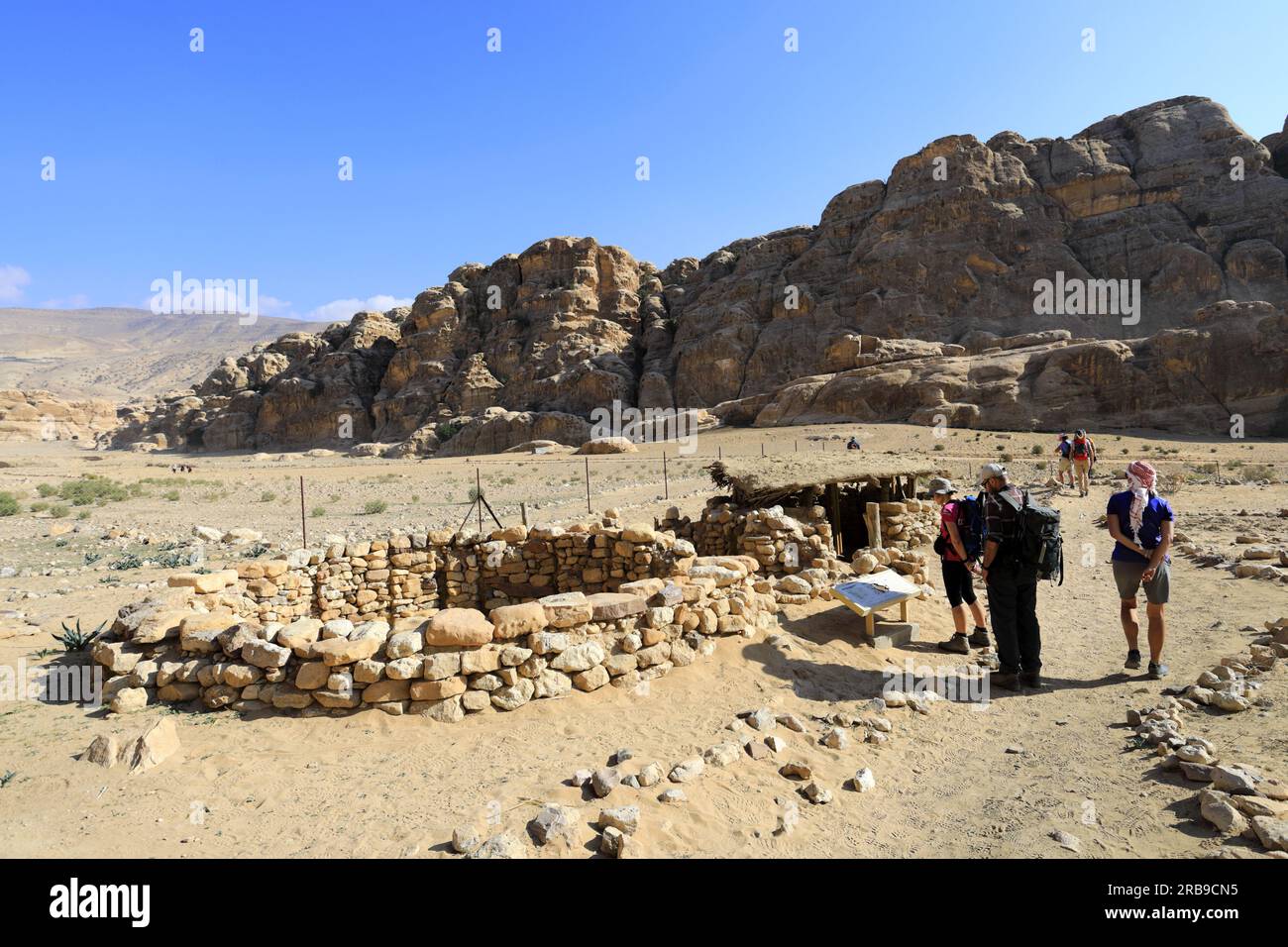 The Neolithic archaeological site of Bayda village, near Little Petra ...