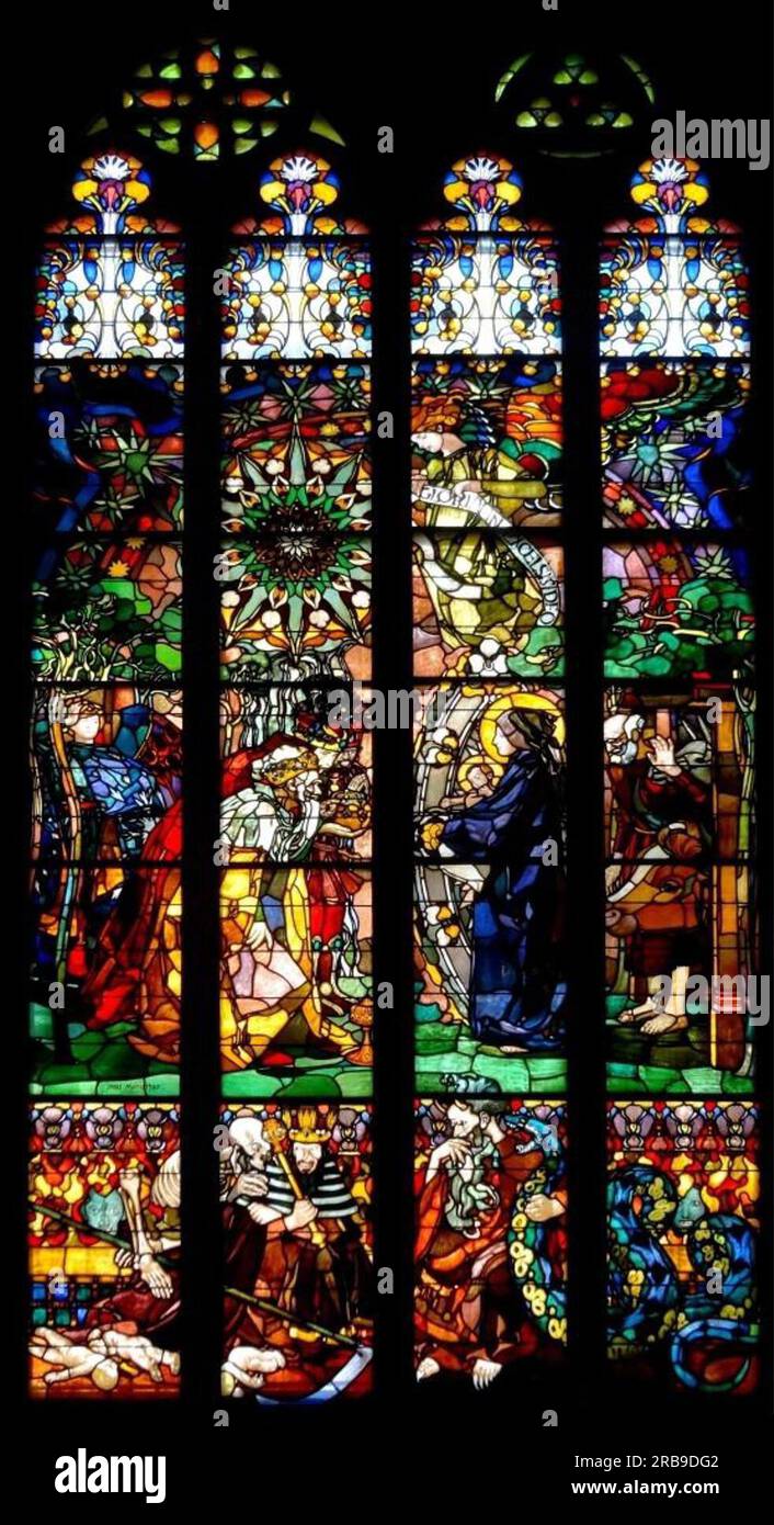 Józef mehoffer stained glass hi-res stock photography and images - Alamy