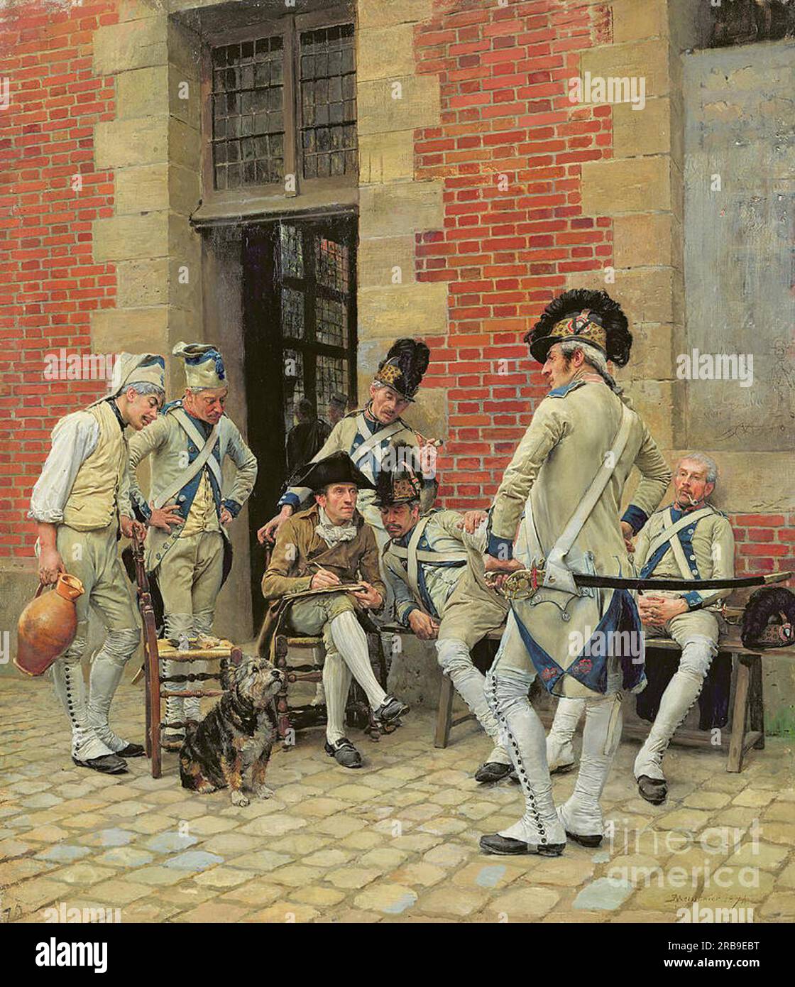 The Portrait of a Sergeant 1874 by Ernest Meissonier Stock Photo - Alamy