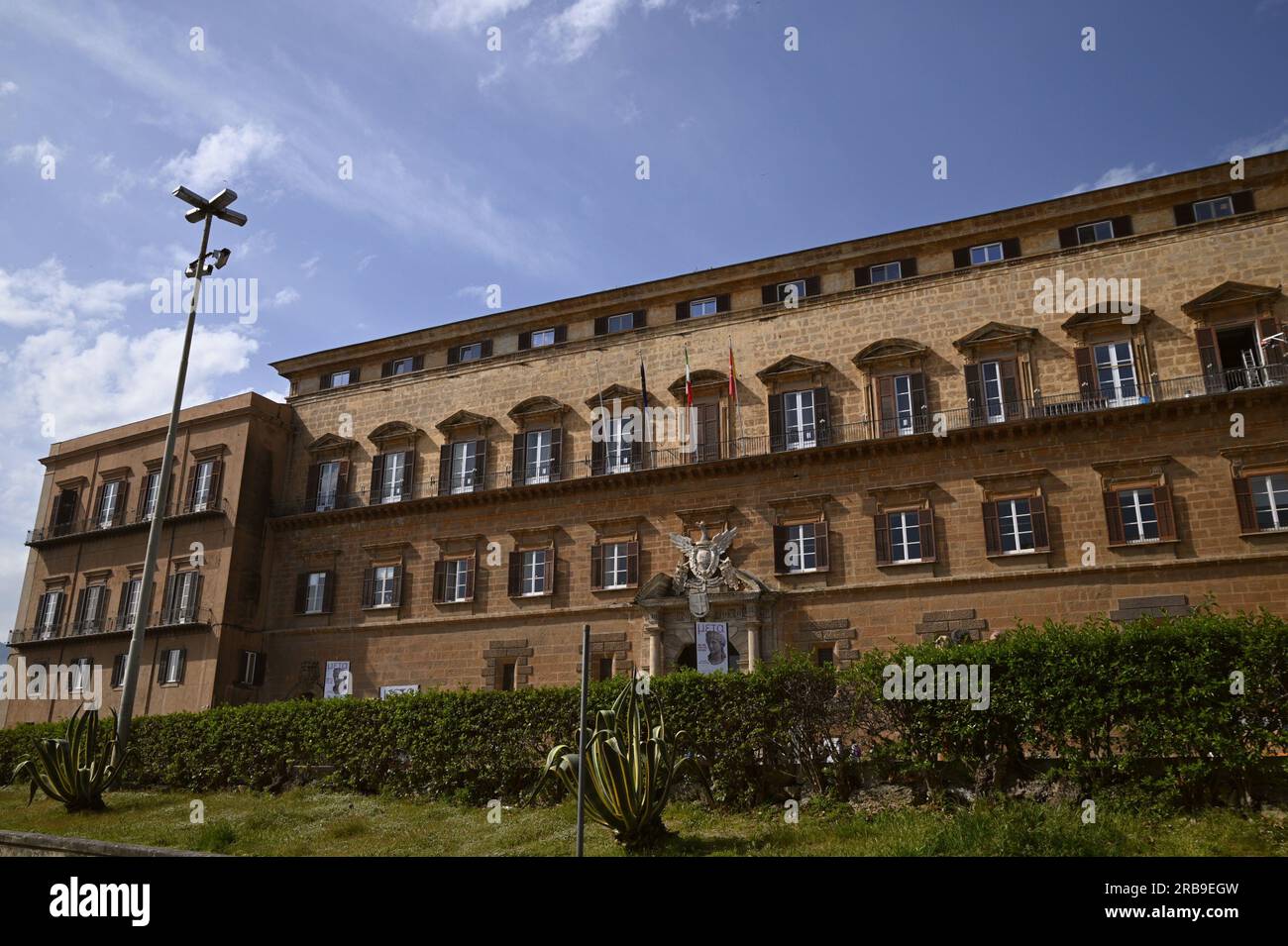 Landscape with scenic view of the Norman-Gothic-Arabesque-Neoclassical ...