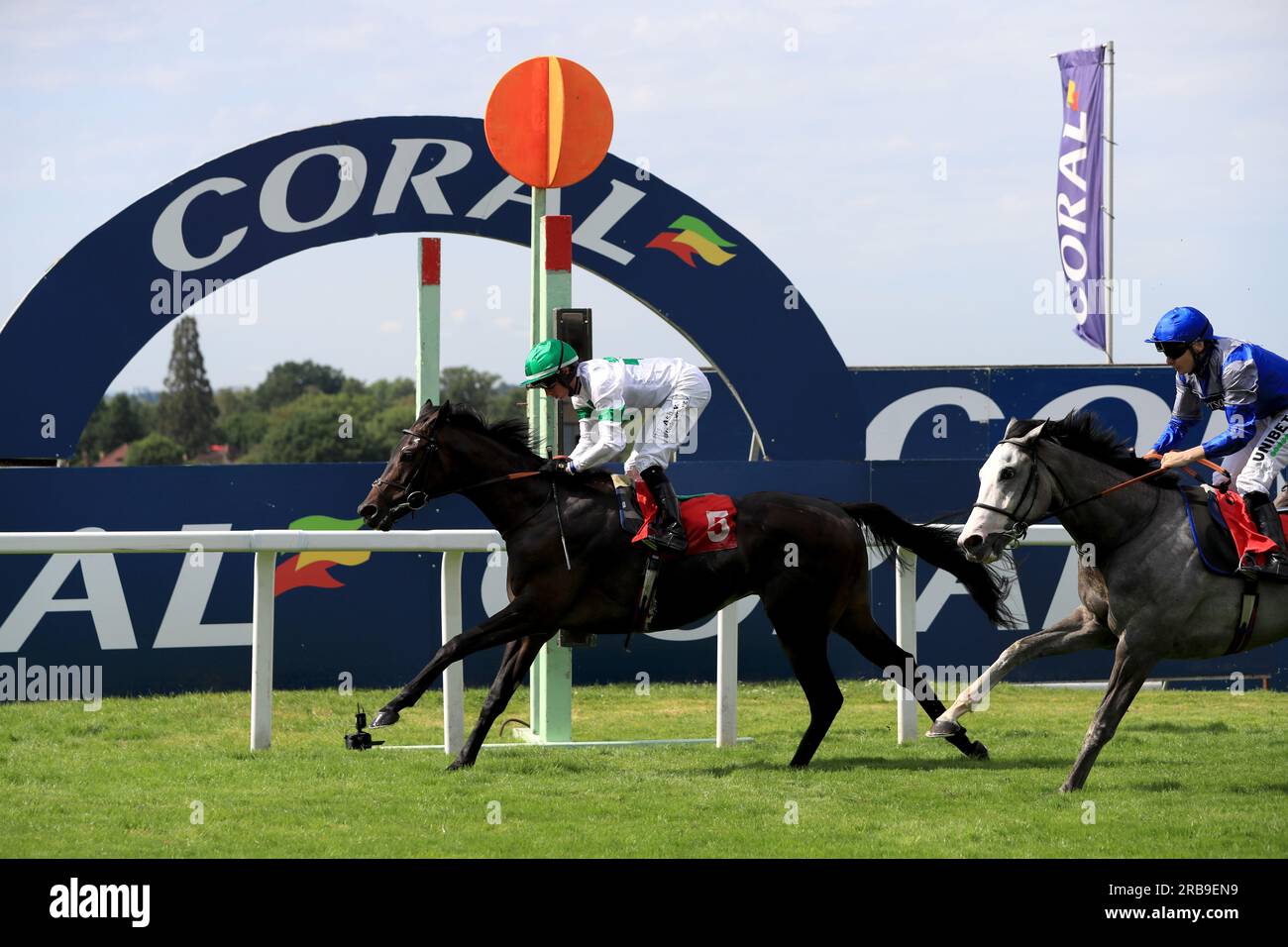 Lord Protector and Rossa Ryan coming home to win the Coral Play 'Racing ...