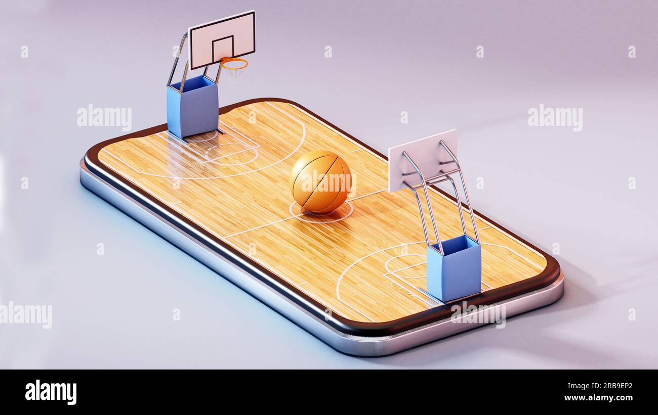 Watching basketball online hi-res stock photography and images - Alamy