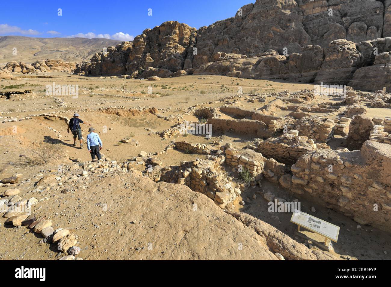 The Neolithic archaeological site of Bayda village, near Little Petra ...
