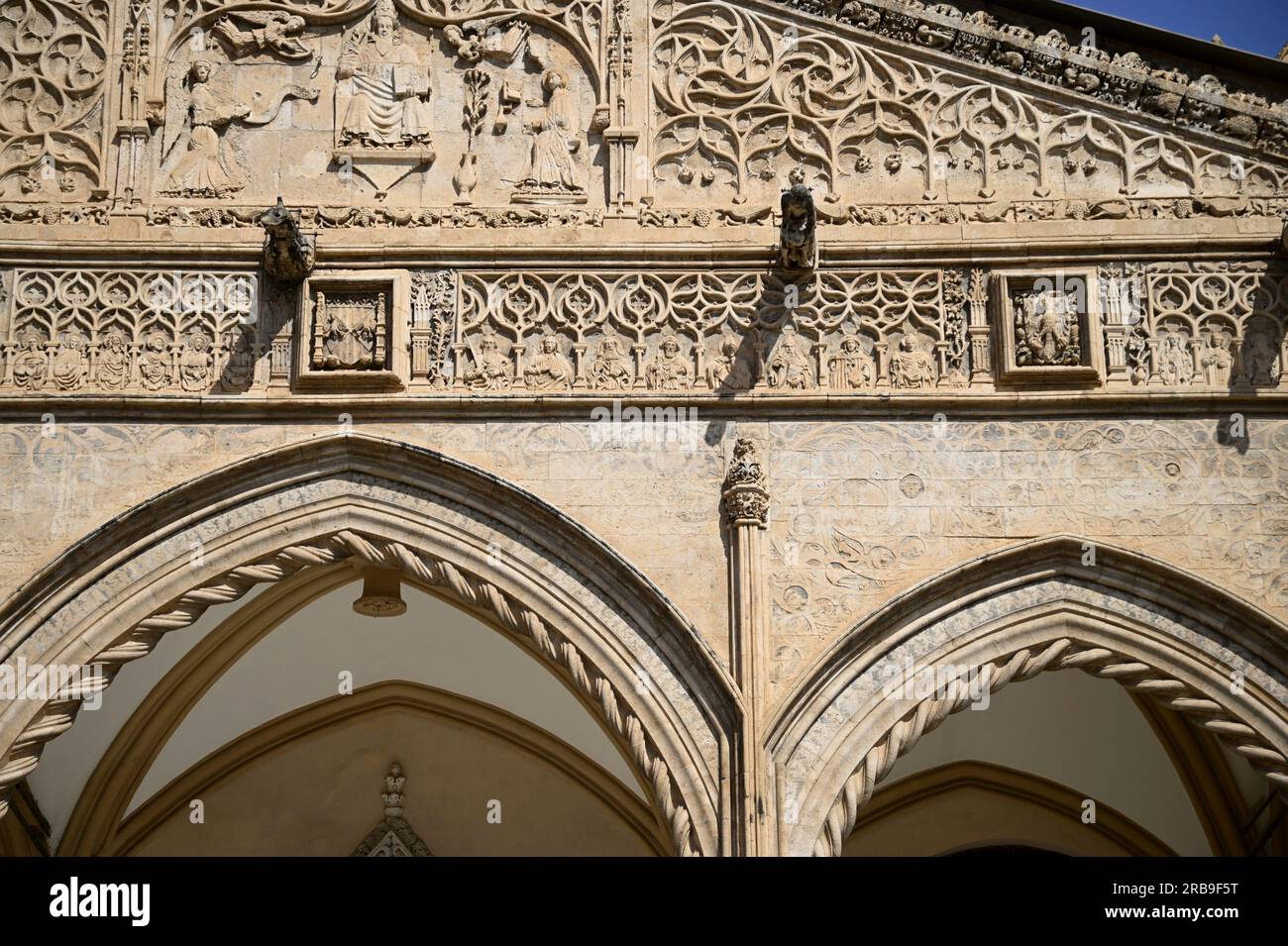 Gothic Catalan style portico by Domenico and Antonello Gagini with ...