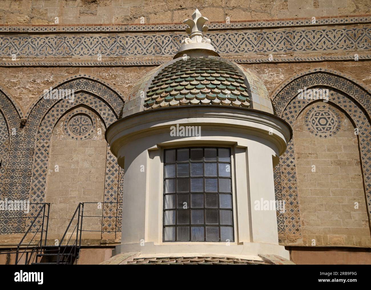 Baroque style cupolas and Arabesque elements on the exterior of the ...