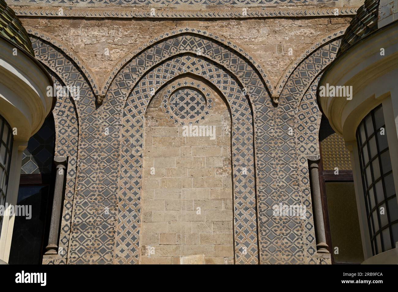 Baroque style cupolas and Arabesque elements on the exterior of the ...
