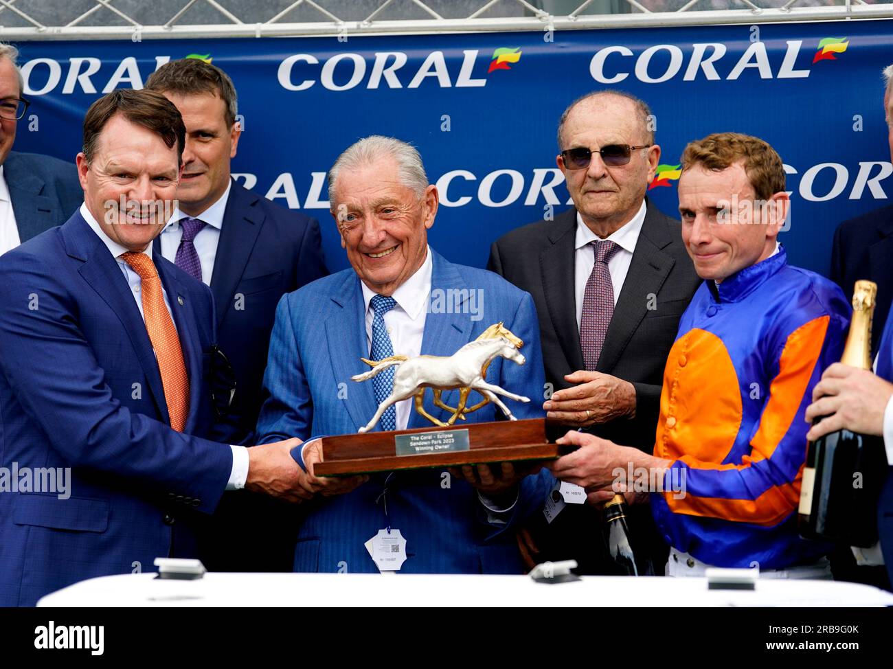 Jockey Ryan Moore, trainer Aidan O'Brien and the winning connections ...