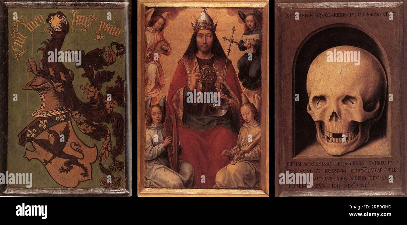 Triptych of Earthly Vanity and Divine Salvation 1485 by Hans Memling ...