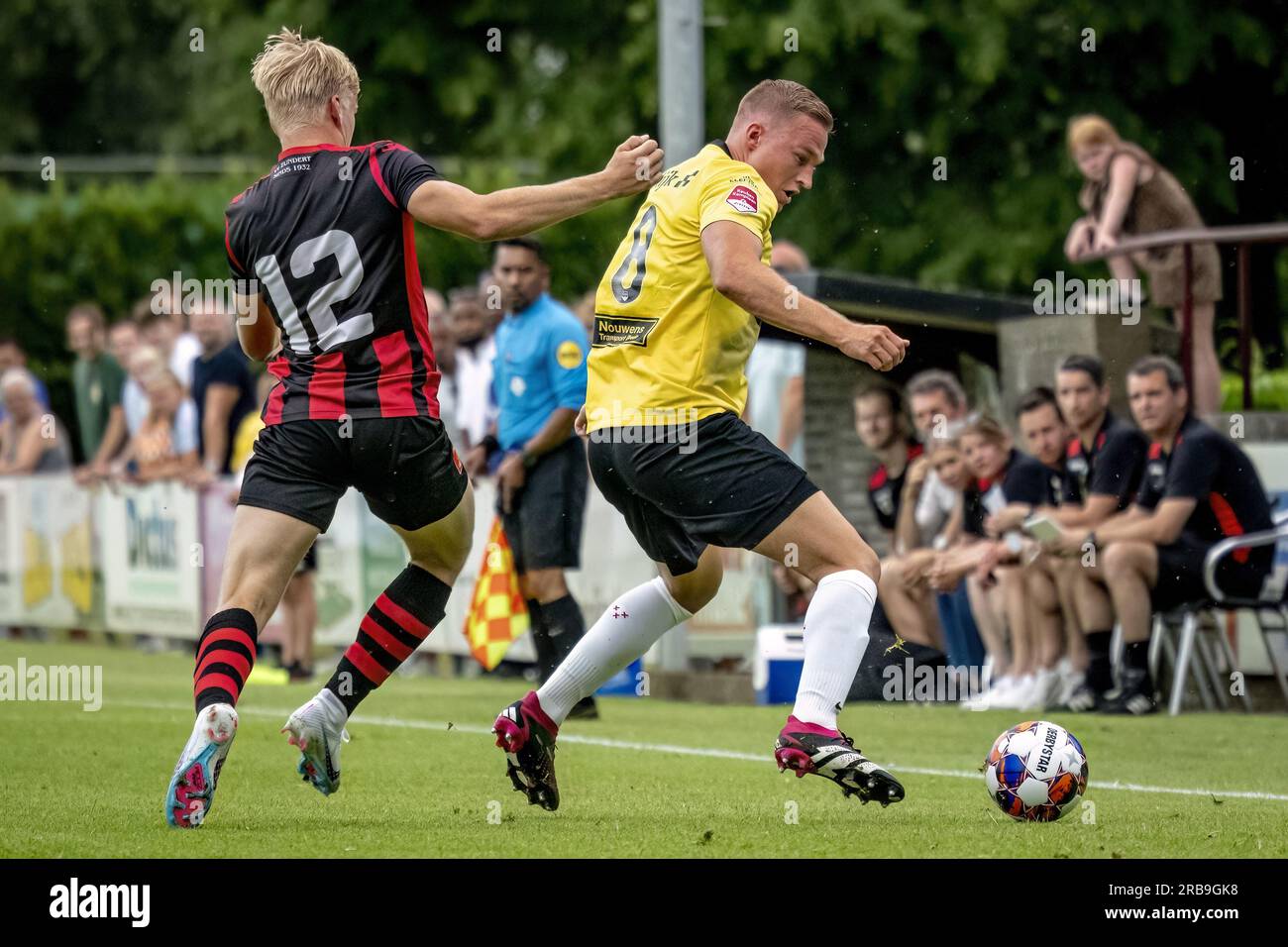 ZUNDERT, Netherlands. 08th July, 2023. football, Sportpark De Wildert ...