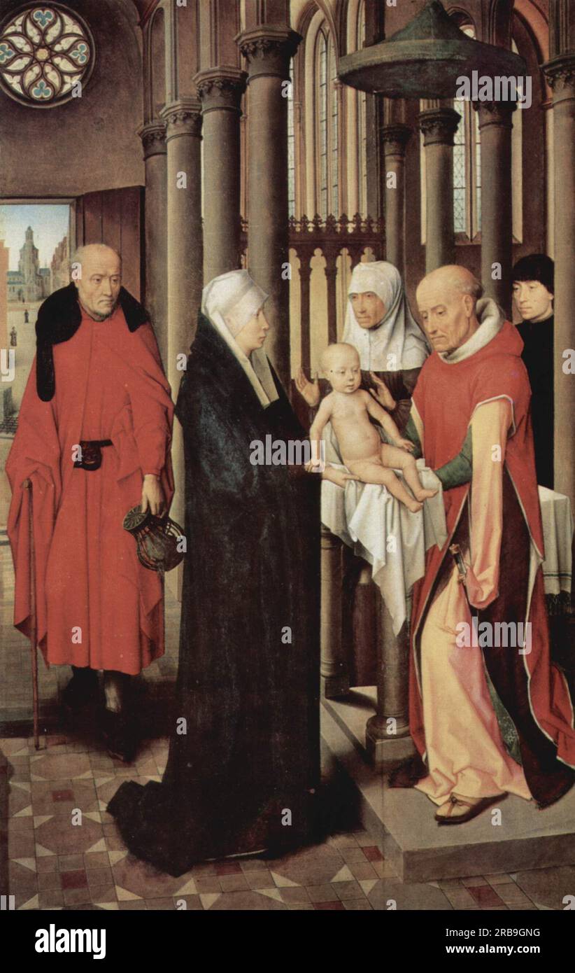Hans memling presentation at the temple hi-res stock photography and images - Alamy