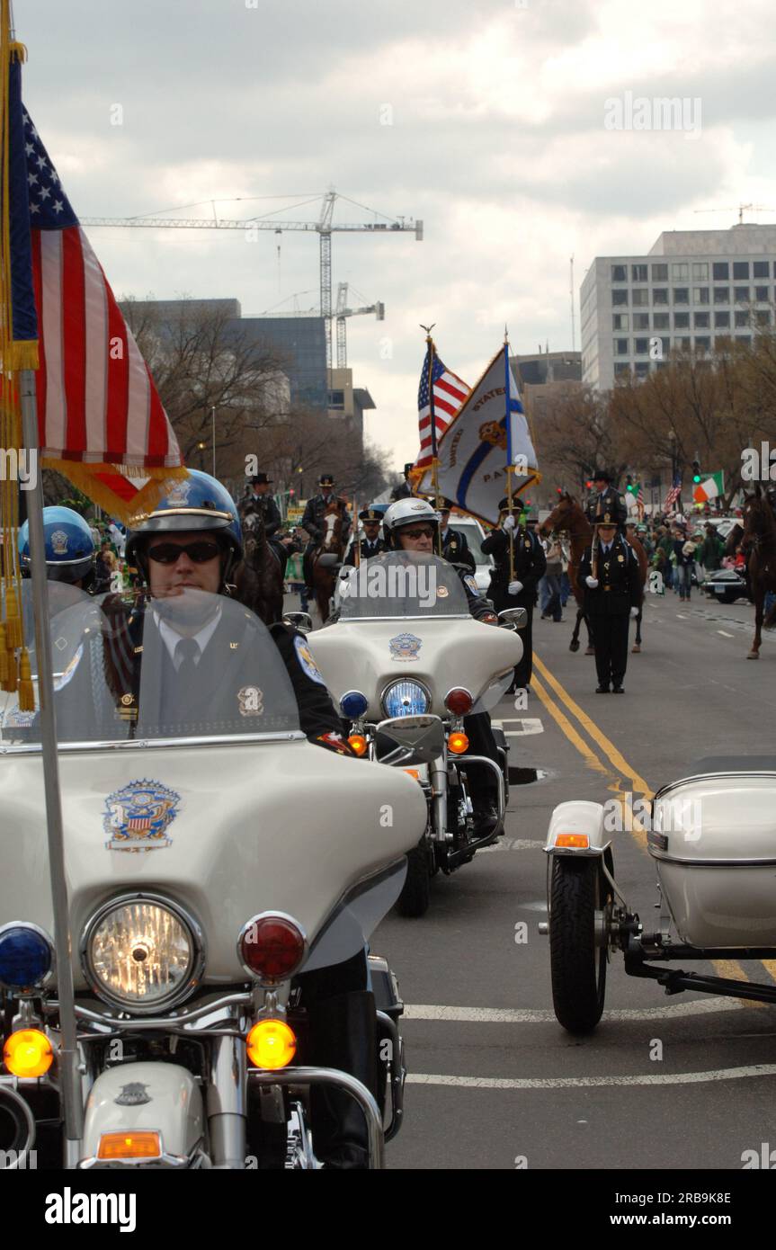 Annual St. Patrick's Day Parade along Constitution Avenue, Washington ...