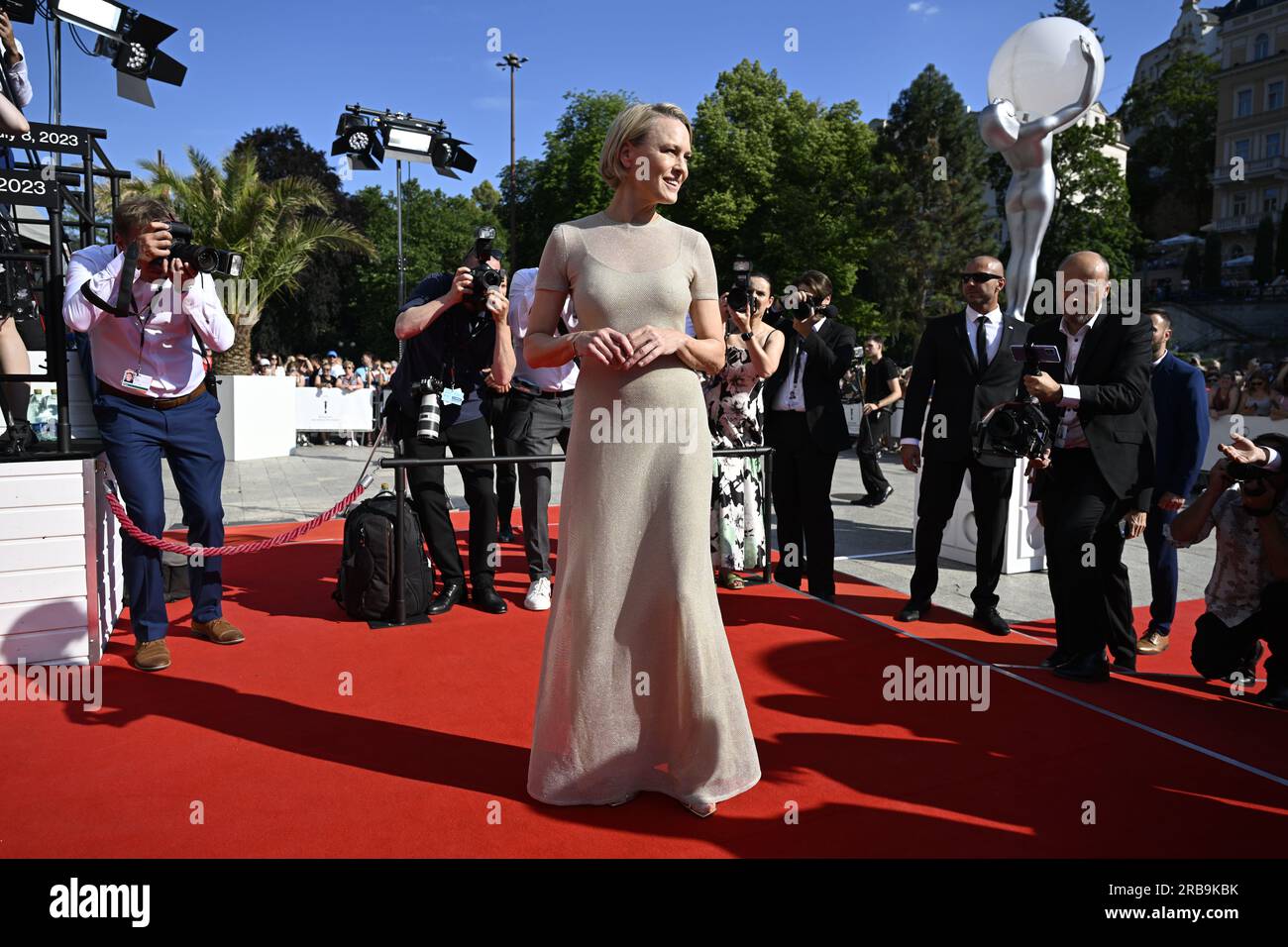 Karlovy Vary, Czech Republic. 08th July, 2023. American actress and ...