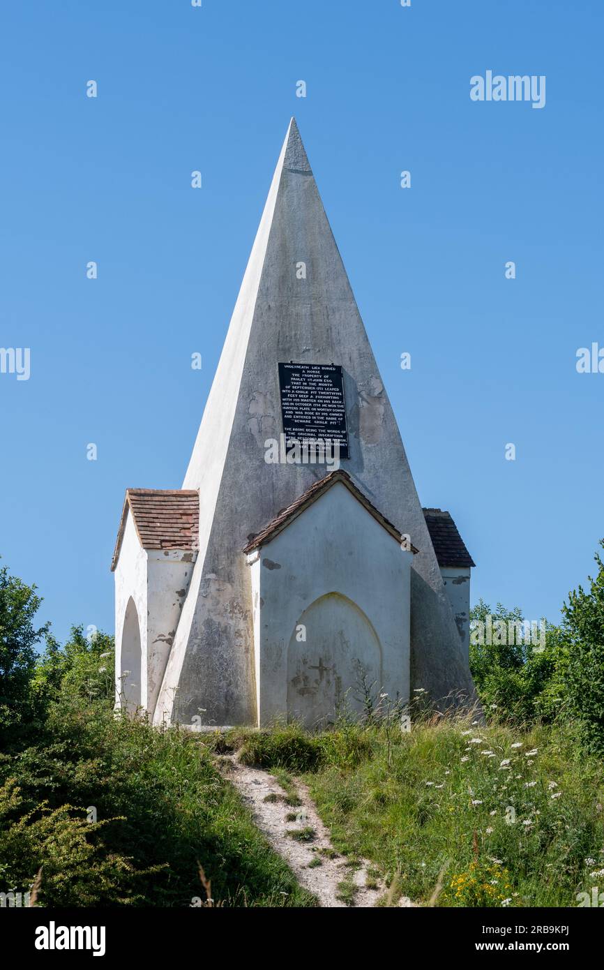 Farley Mount Monument, a historical landmark or folly that marks the ...
