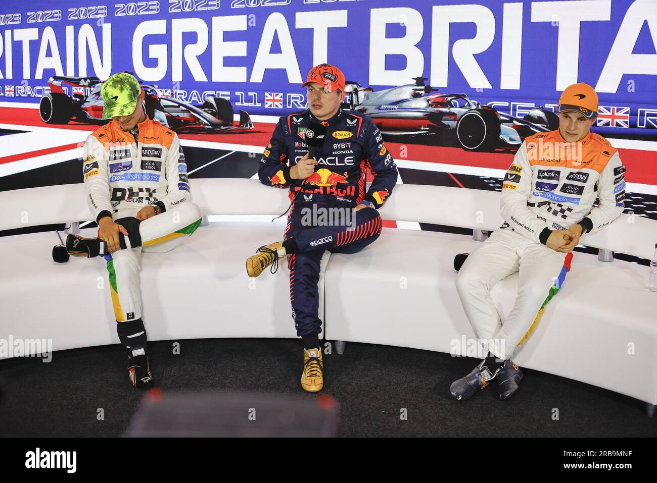 VERSTAPPEN Max (ned), Red Bull Racing RB19, portrait NORRIS Lando (gbr ...
