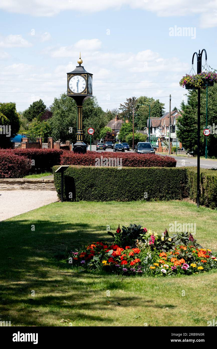The Clock from the Memorial Gardens, Marston Green, West Midlands ...