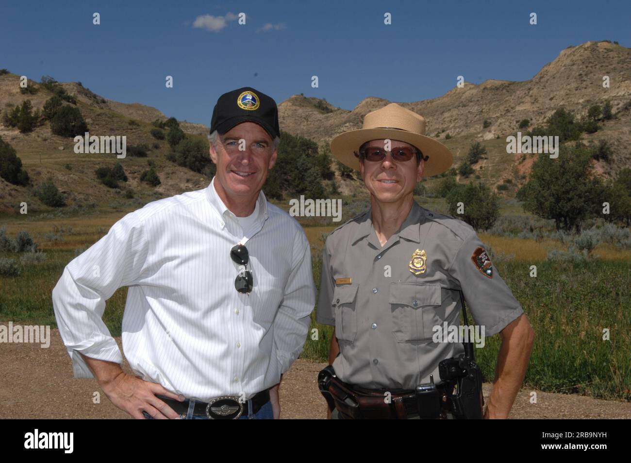 Visit of Secretary Dirk Kempthorne and aides to Theodore Roosevelt ...