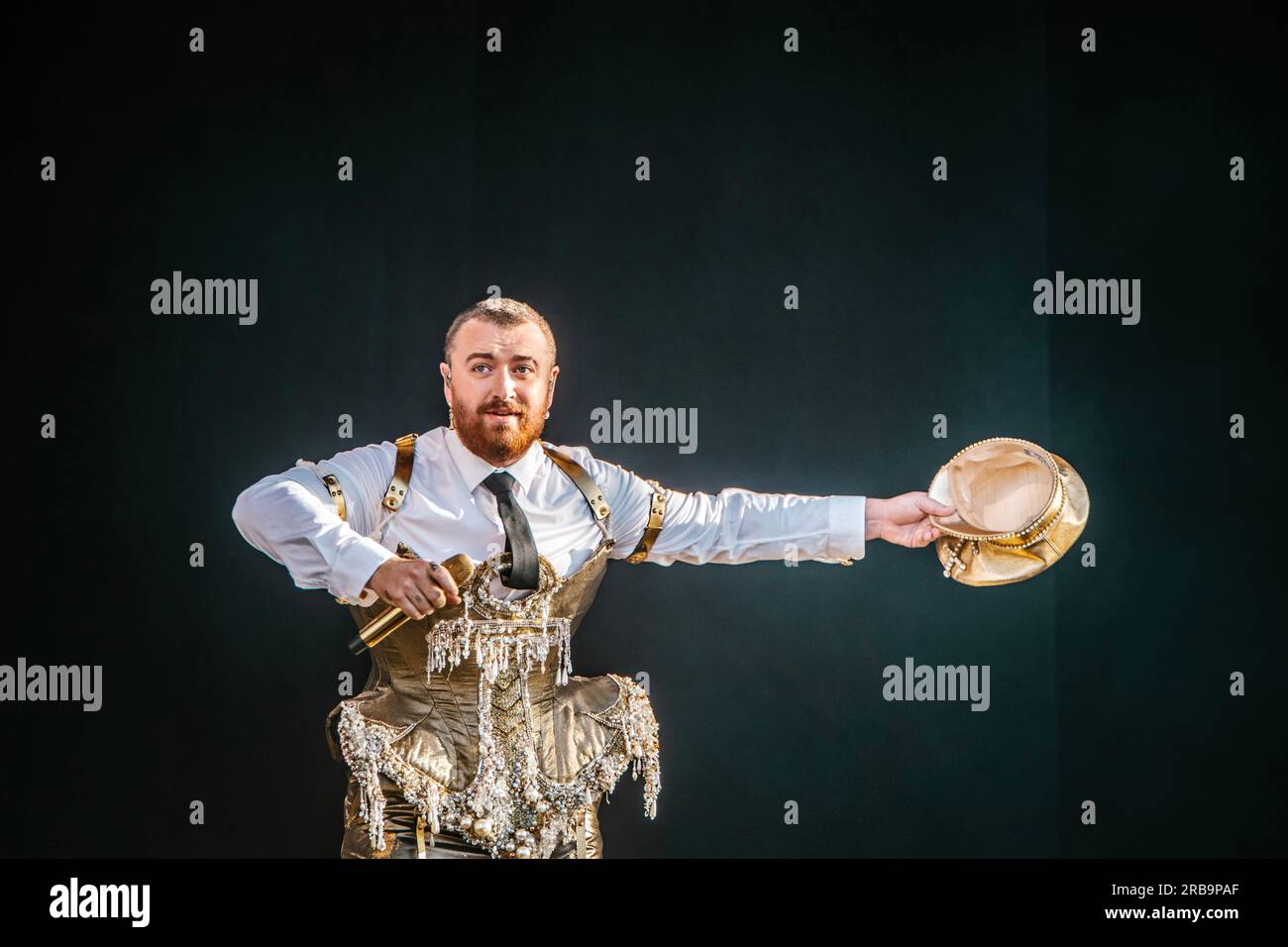 The British singer Samuel Frederick Smith better known as Sam Smith performs live in the concert ...