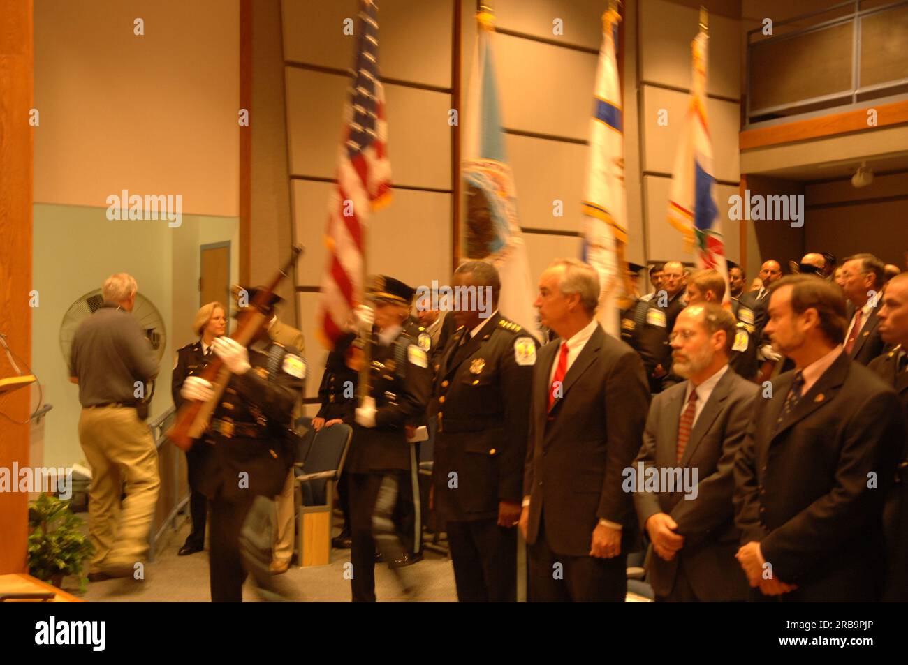U.S. Park Police promotion ceremony, with Secretary Dirk Kempthorne ...
