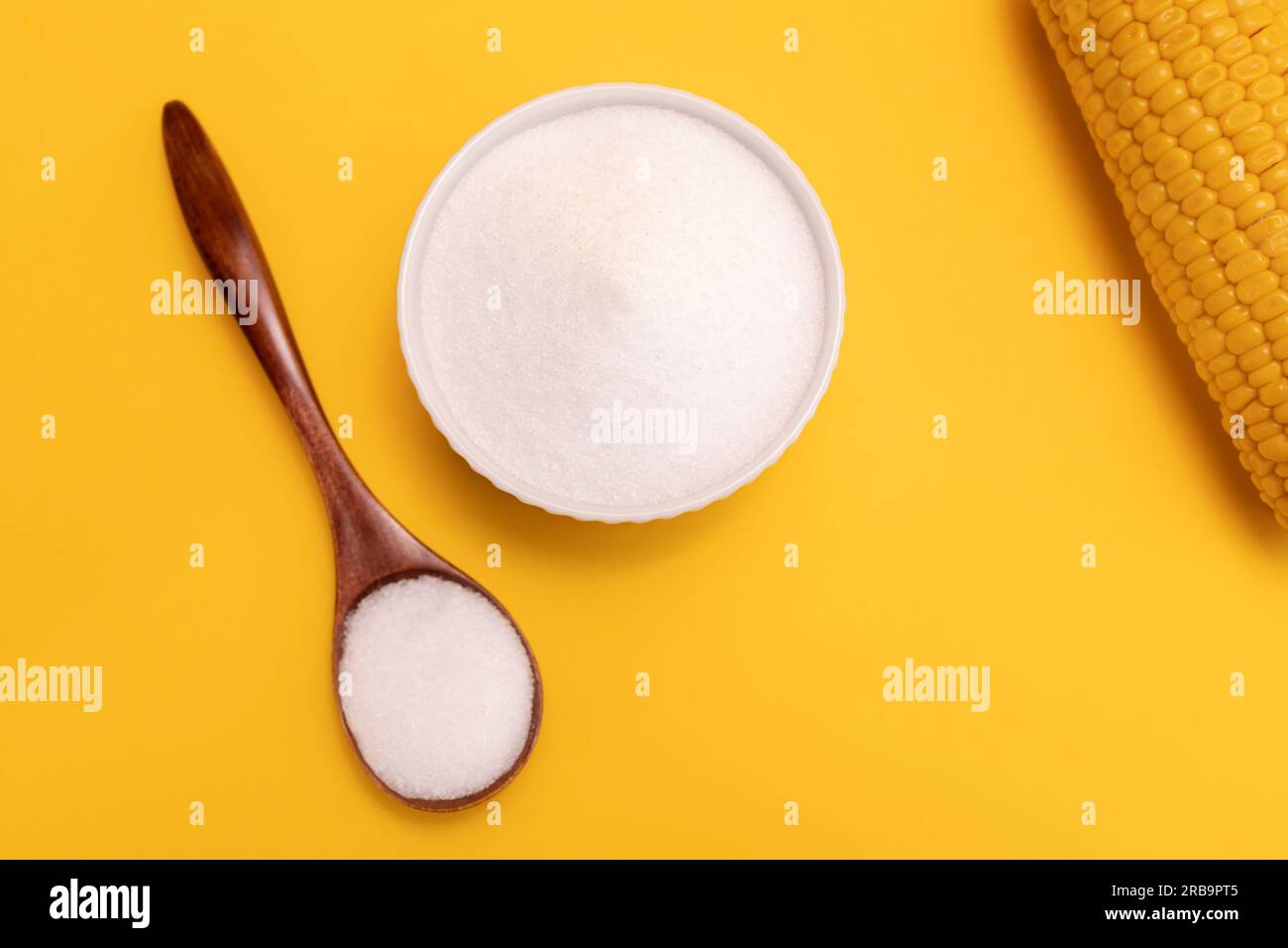 Organic sweetener Erythritol, produced by fermentation from corn ...