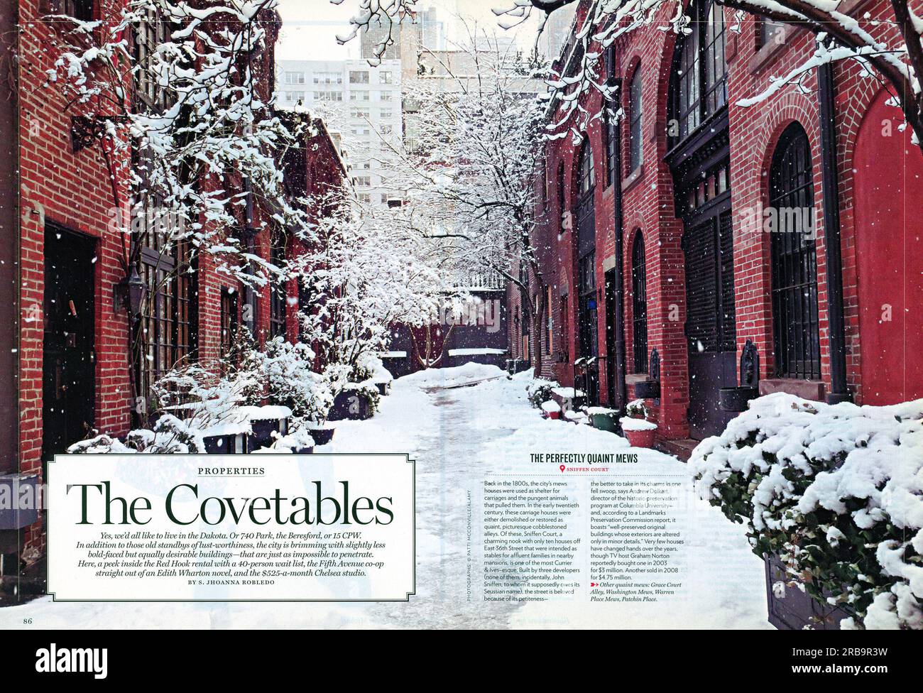 Sniffen court hi-res stock photography and images - Alamy