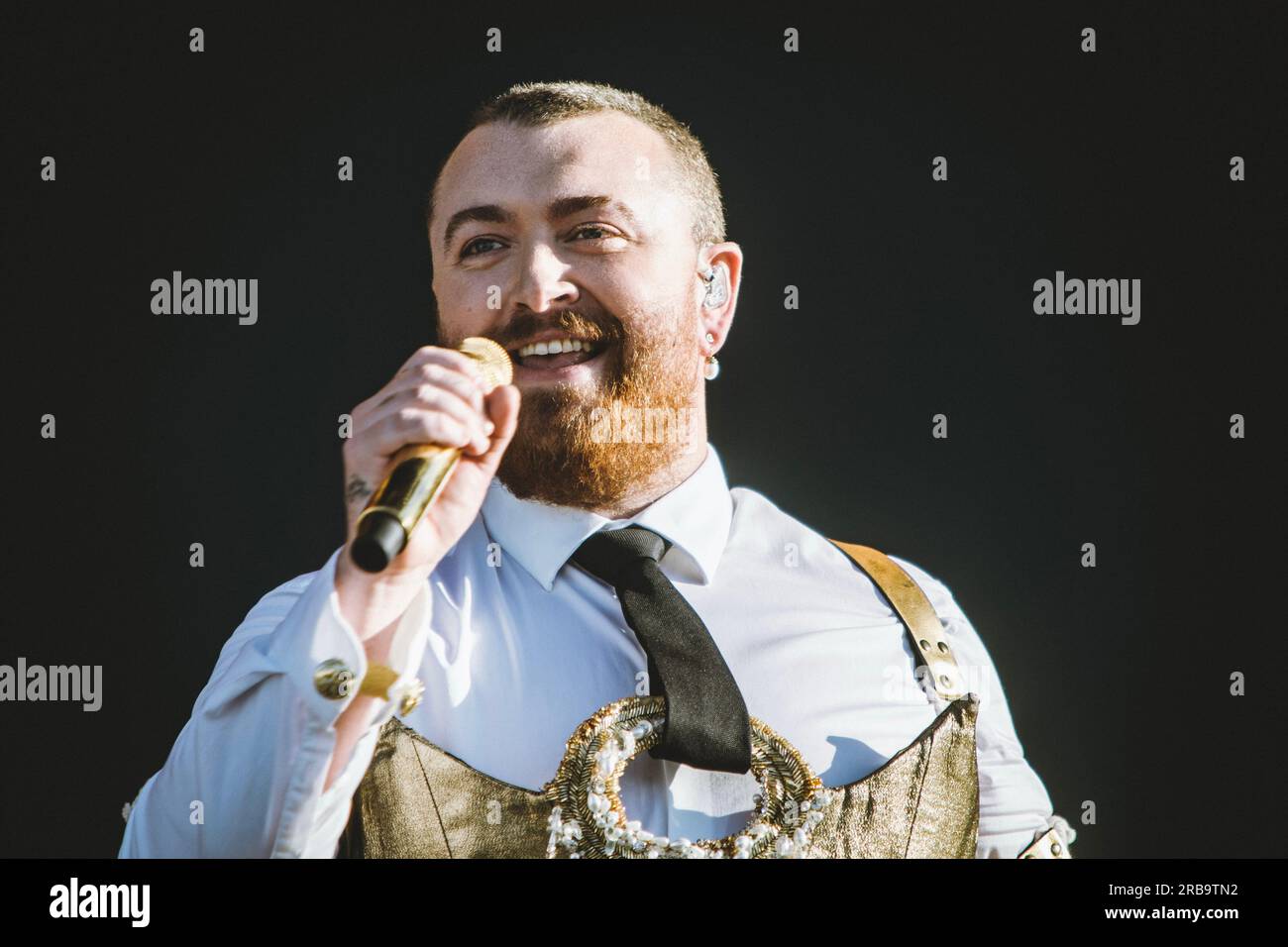 Madrid, Spain. 07th July, 2023. The British singer Samuel Frederick ...