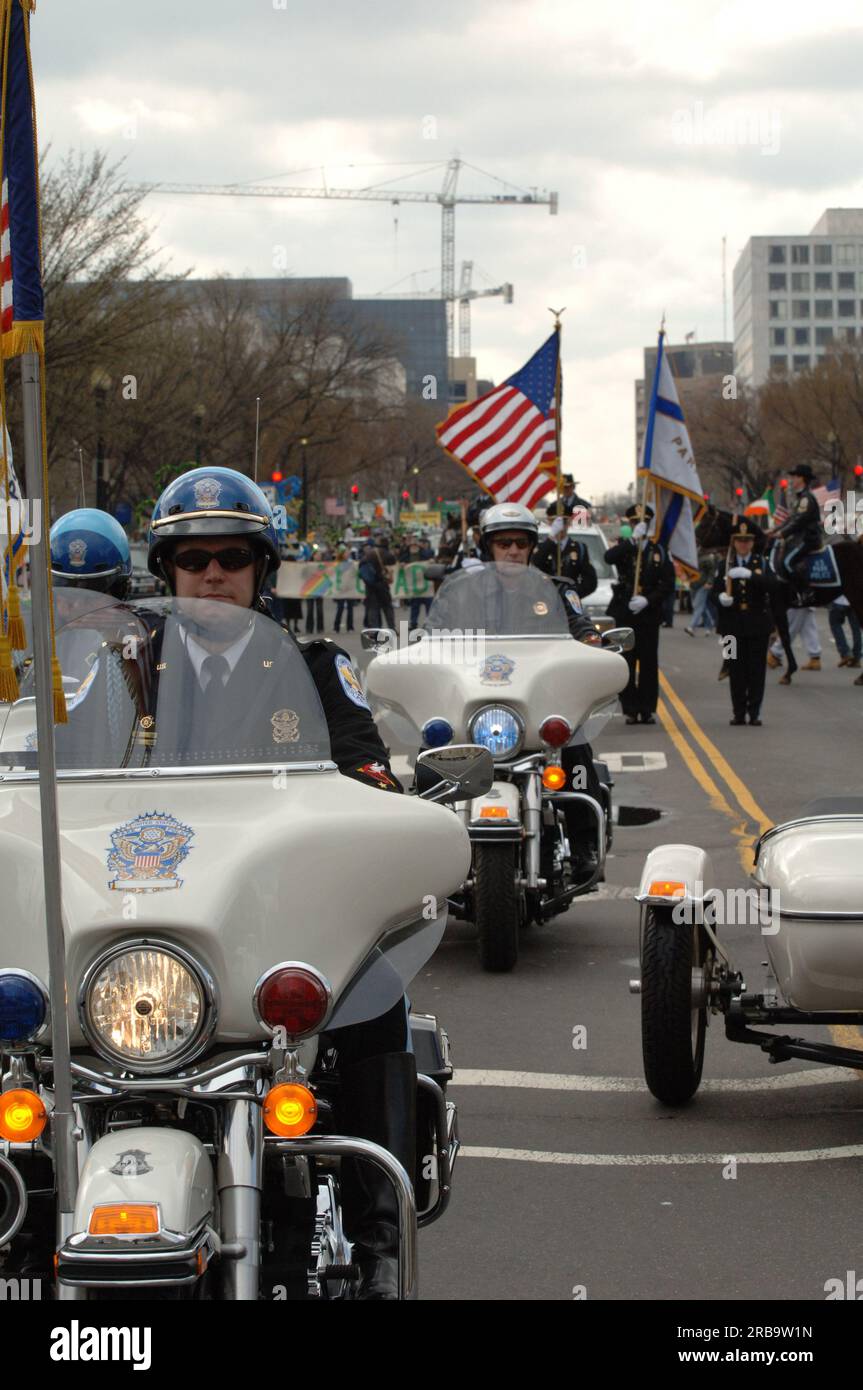 Annual St. Patrick's Day Parade along Constitution Avenue, Washington ...