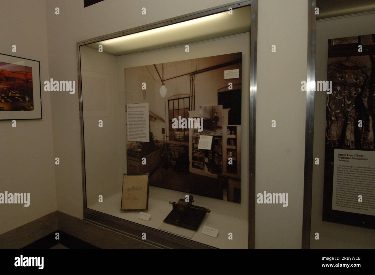 Interior Museum exhibits, viewing spaces Stock Photo - Alamy