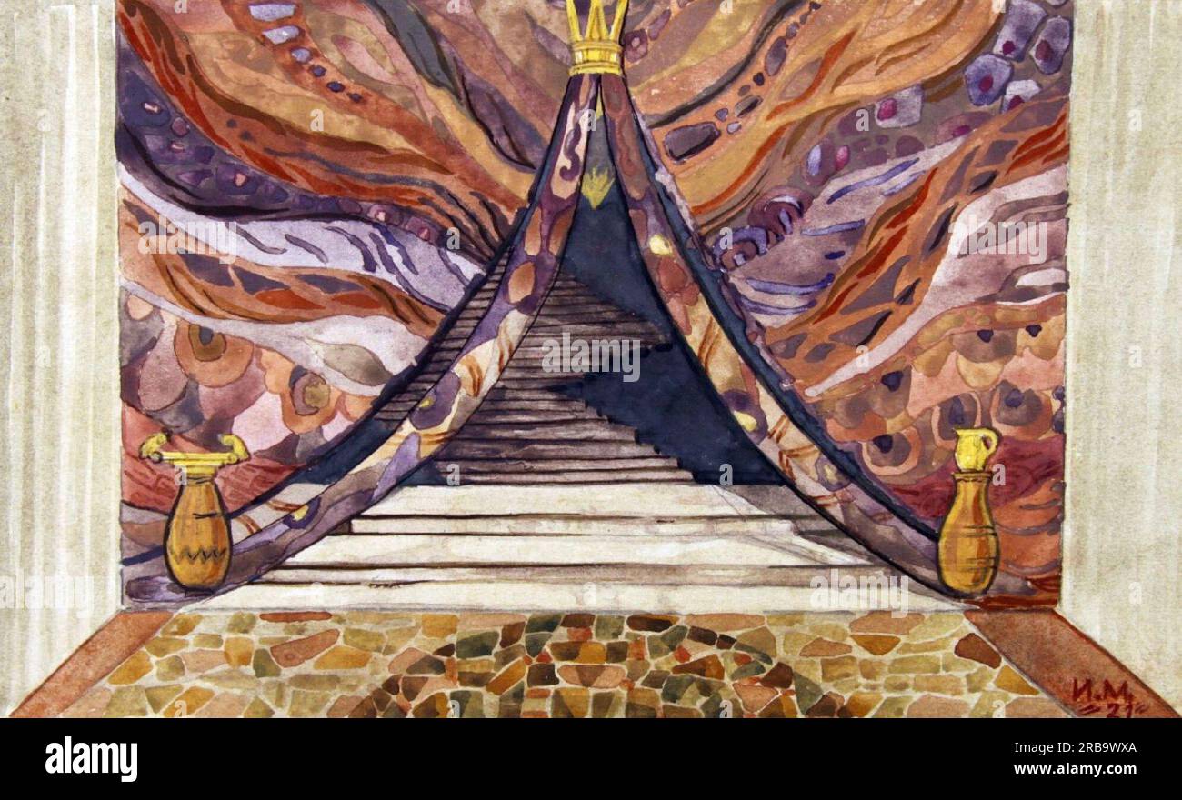 Decor 1921; Bulgaria by Ivan Milev Stock Photo - Alamy