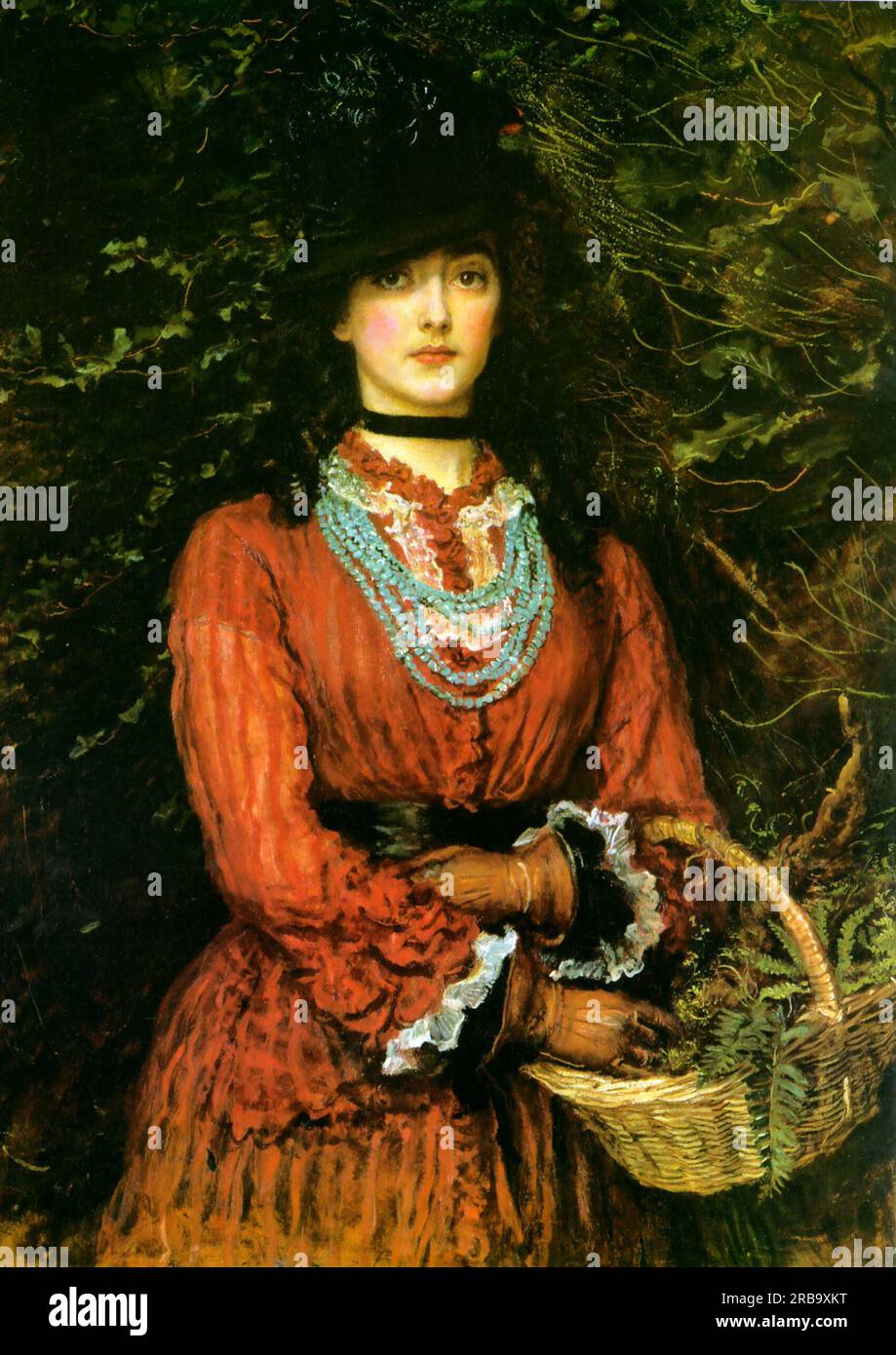 Miss Eveleen Tennant by John Everett Millais Stock Photo - Alamy