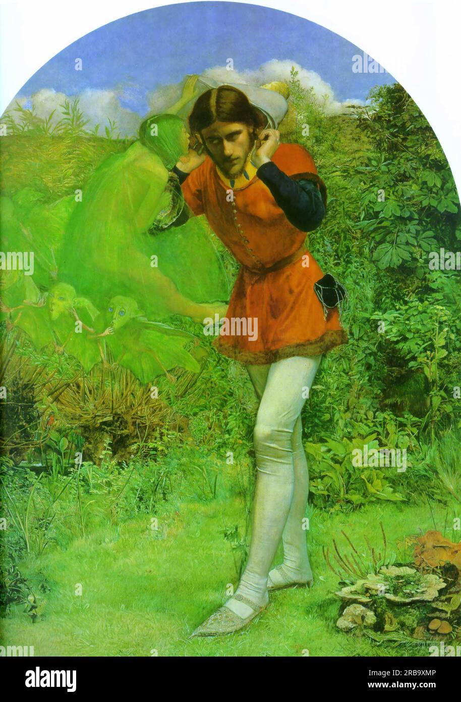 Ferdinand Lured by Ariel 1850 by John Everett Millais Stock Photo - Alamy