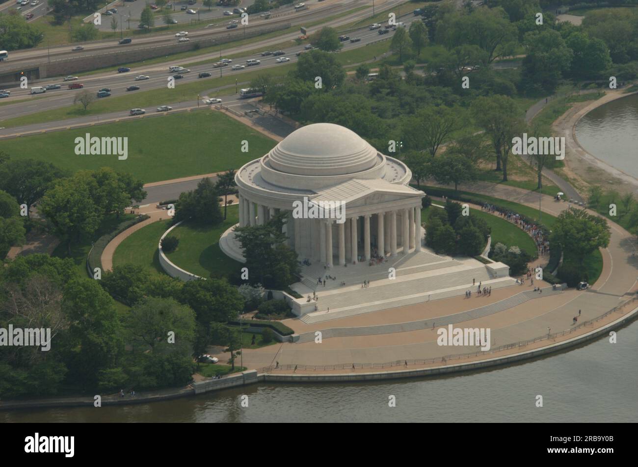 Aerial views of Washington, D.C. buildings, monuments, landscapes ...