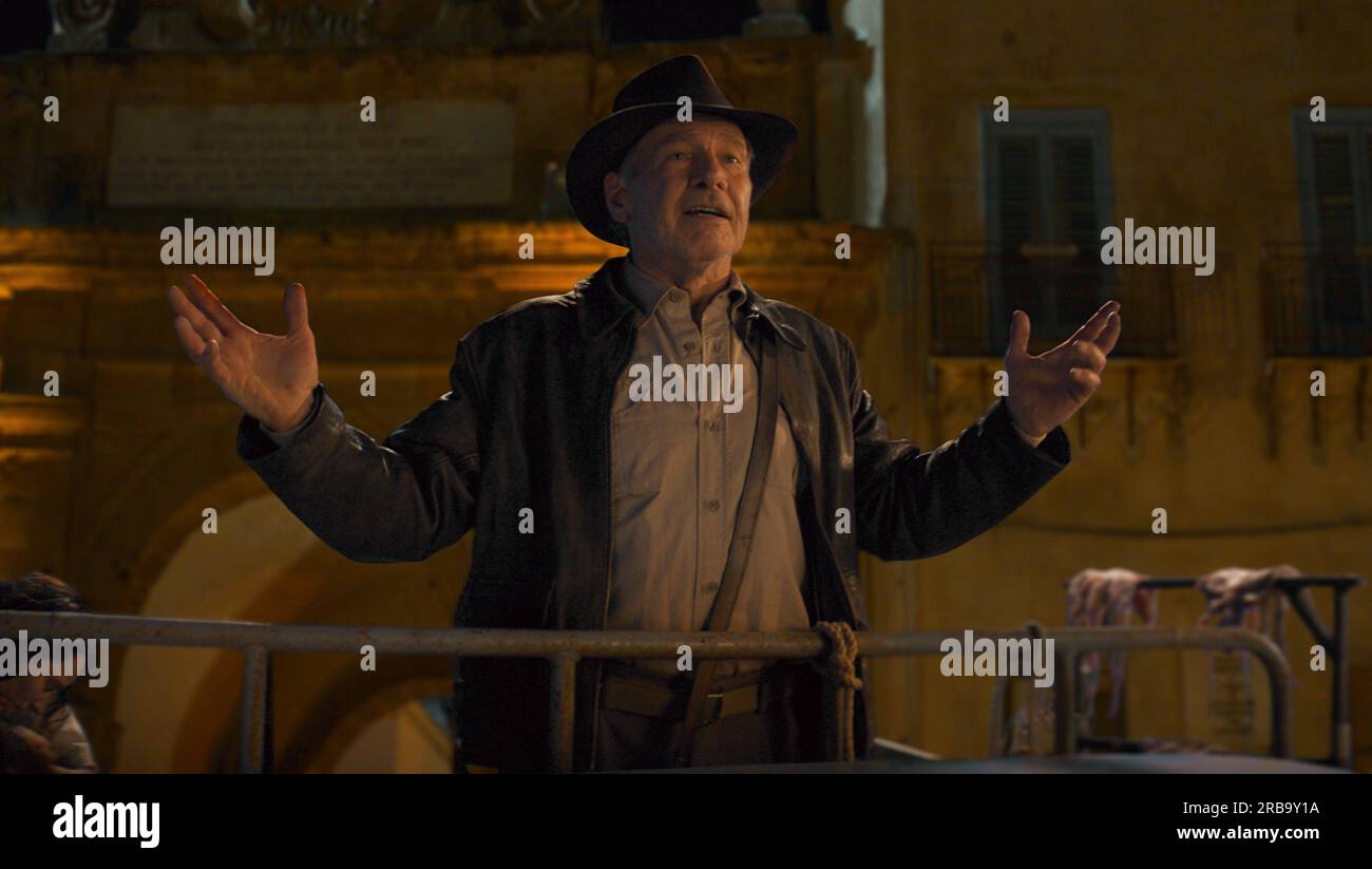 Indiana Jones and the Dial of Destiny Harrison Ford Stock Photo - Alamy
