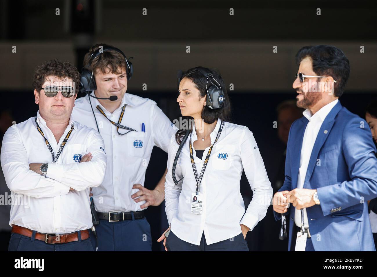 Silverstone, Royaume Uni. 08th July, 2023. FIA staff BEN SULAYEM ...