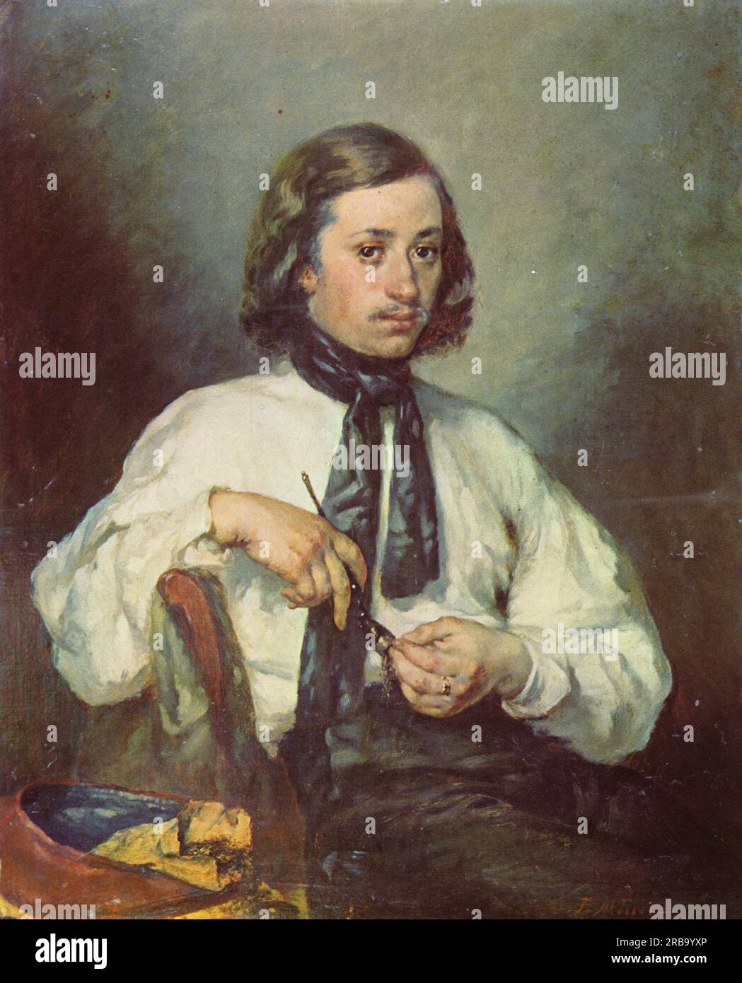 Portrait of Armand Ono 1843 by Jean-Francois Millet Stock Photo - Alamy