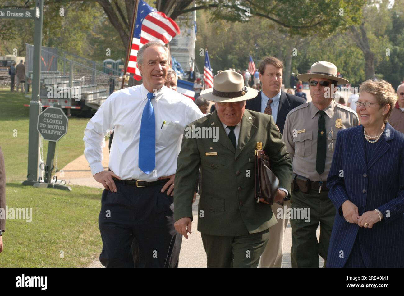 Visit of Secretary Dirk Kempthorne to Yorktown, Virginia to deliver the ...