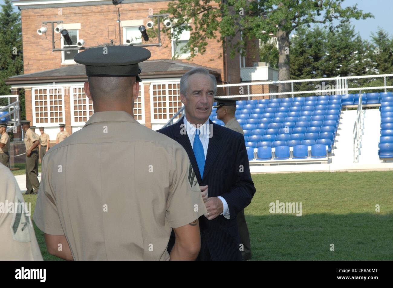 Visit of Secretary Dirk Kempthorne to the Marine Barracks, Washington ...