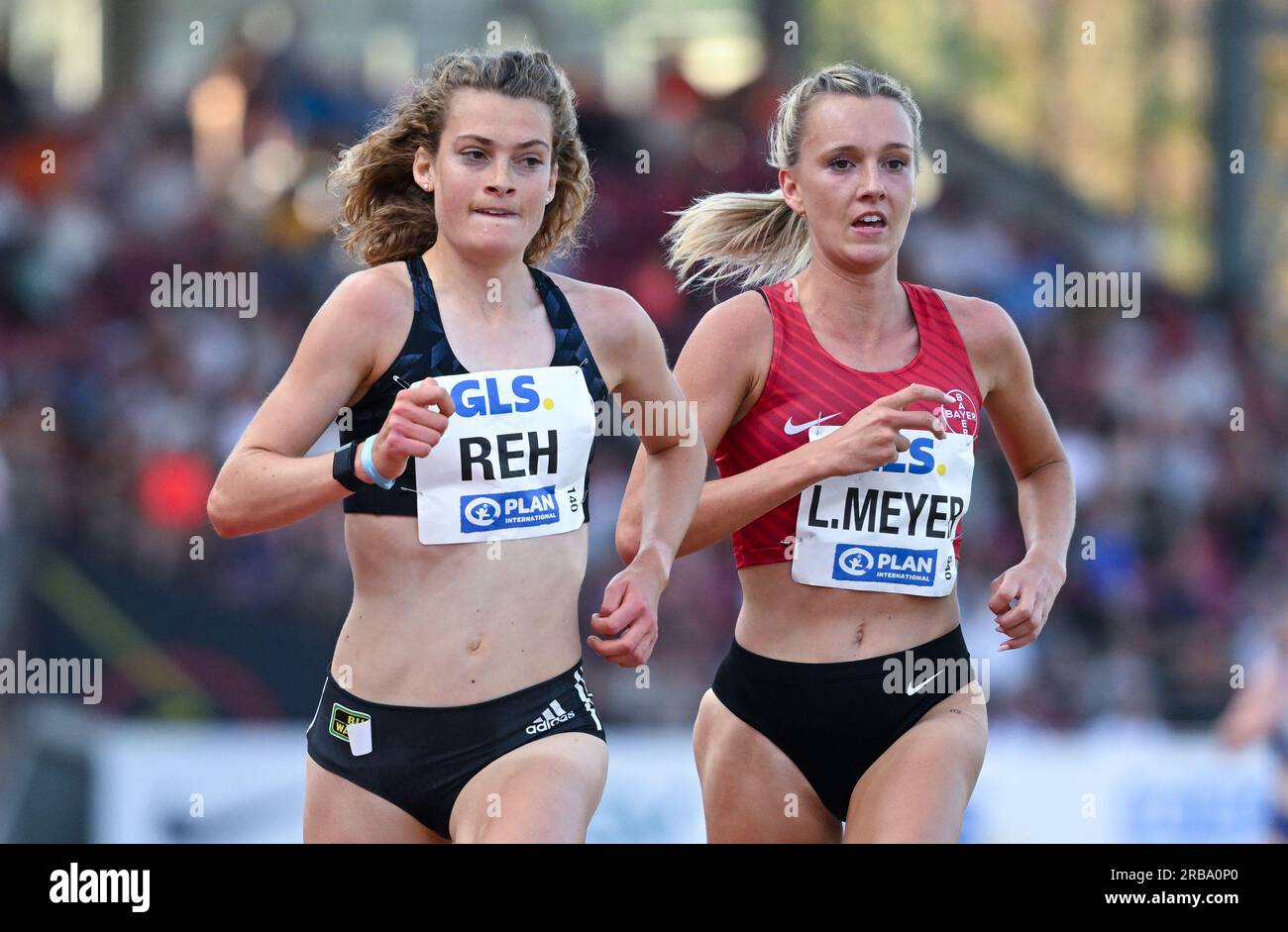 Kassel, Germany. 08th July, 2023. Athletics: German Championships in the Auestadion. 5000m ...